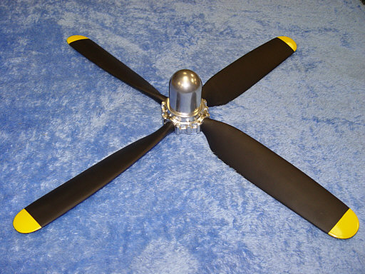 Meister Scale P-47 fiberglass Hamilton Std. static prop.